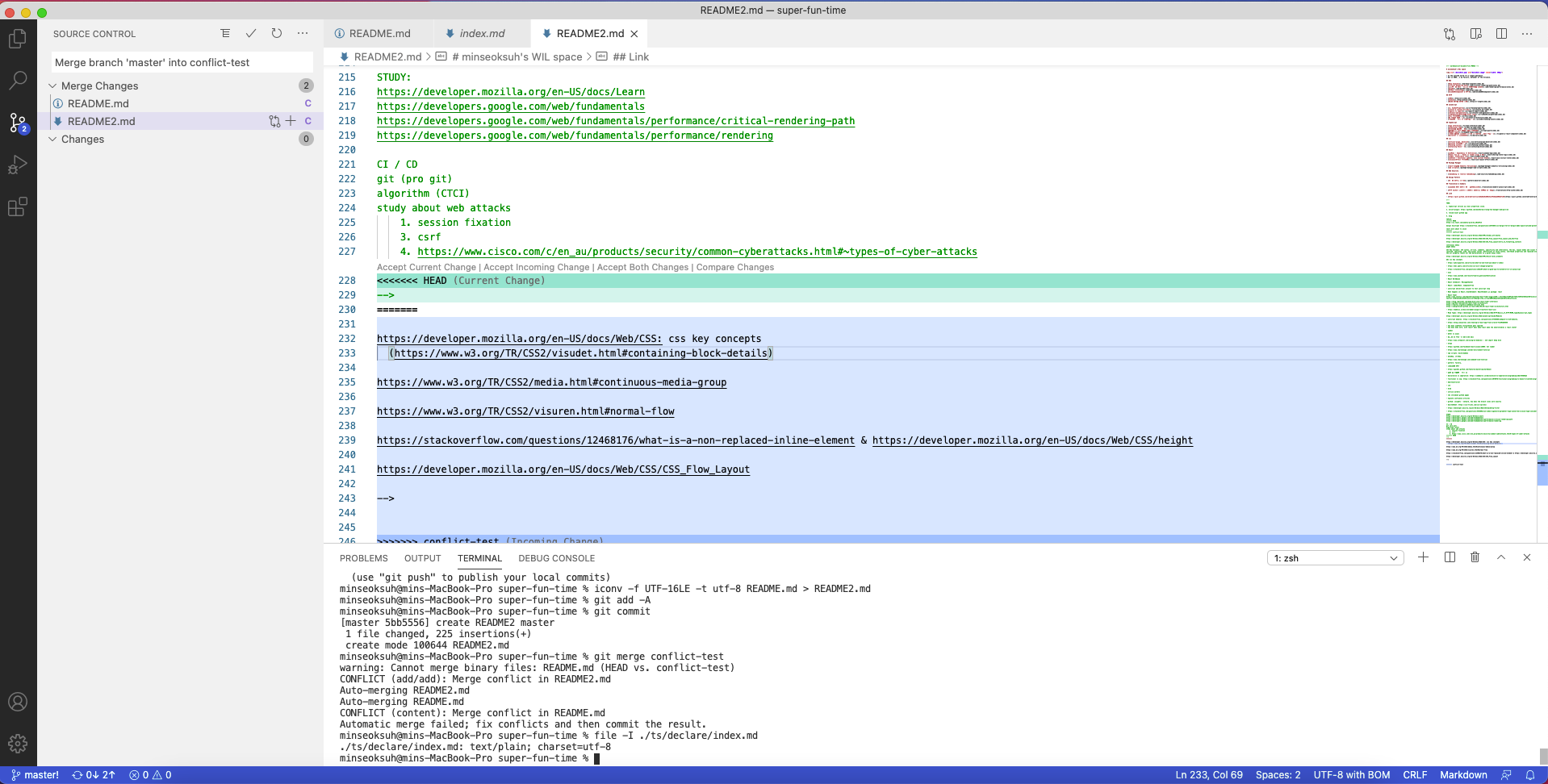 Merge conflict diff not shown in VSCode · Issue #130179 · microsoft/vscode · GitHub