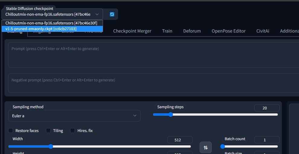 [Bug]: The model cannot be loaded · Issue #241 · camenduru/stable-diffusion-webui-colab · GitHub