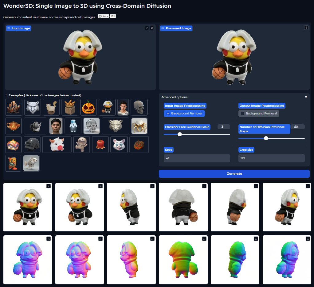 Readme Asset · Issue #1 · camenduru/Wonder3D-colab · GitHub