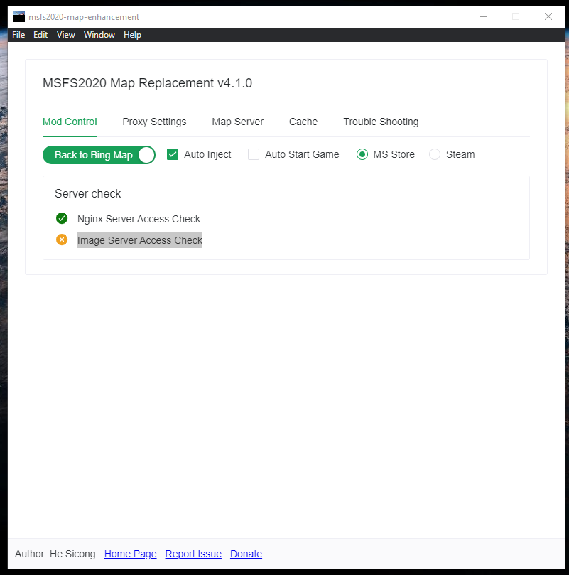 Image Server Access Check has a cross · Issue #68 · derekhe/msfs2020-map-enhancement · GitHub