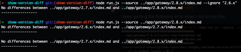 Add show-version-diff utility by mheap · Pull Request #3772 · Kong/docs.konghq.com · GitHub