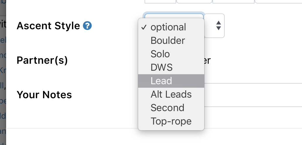 Custom tick type selector with inline help when logging ascents · Issue #3158 · theCrag/website ...