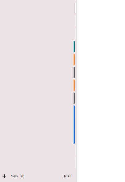 Vertical tabs are broken: Left tab edge located at the right end of the vertical tab bar ...