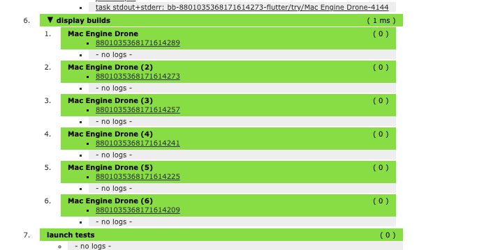 All subbuilds in engine_v2 recipes show as "Mac|Linux engine drone" · Issue #113066 · flutter ...
