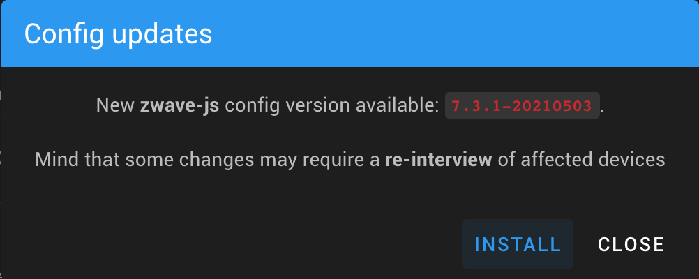 [bug] Config Update doesn't happen · Issue #1138 · zwave-js/zwave-js-ui · GitHub