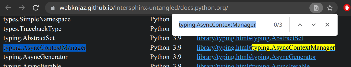 py:class reference target not found: typing.AbstractAsyncContextManager · Issue #8136 · sphinx ...