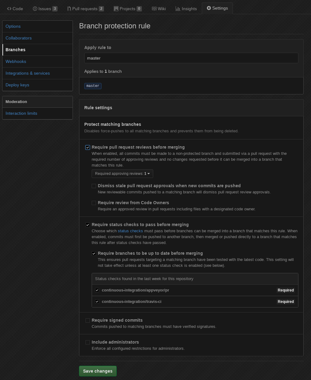 Update branch button / Required status checks · Issue #234 · ebroecker/canmatrix · GitHub