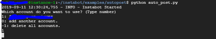 auto_post.py Not Working, Selecting Account and Does Nothing · Issue #1043 · ohld/igbot · GitHub