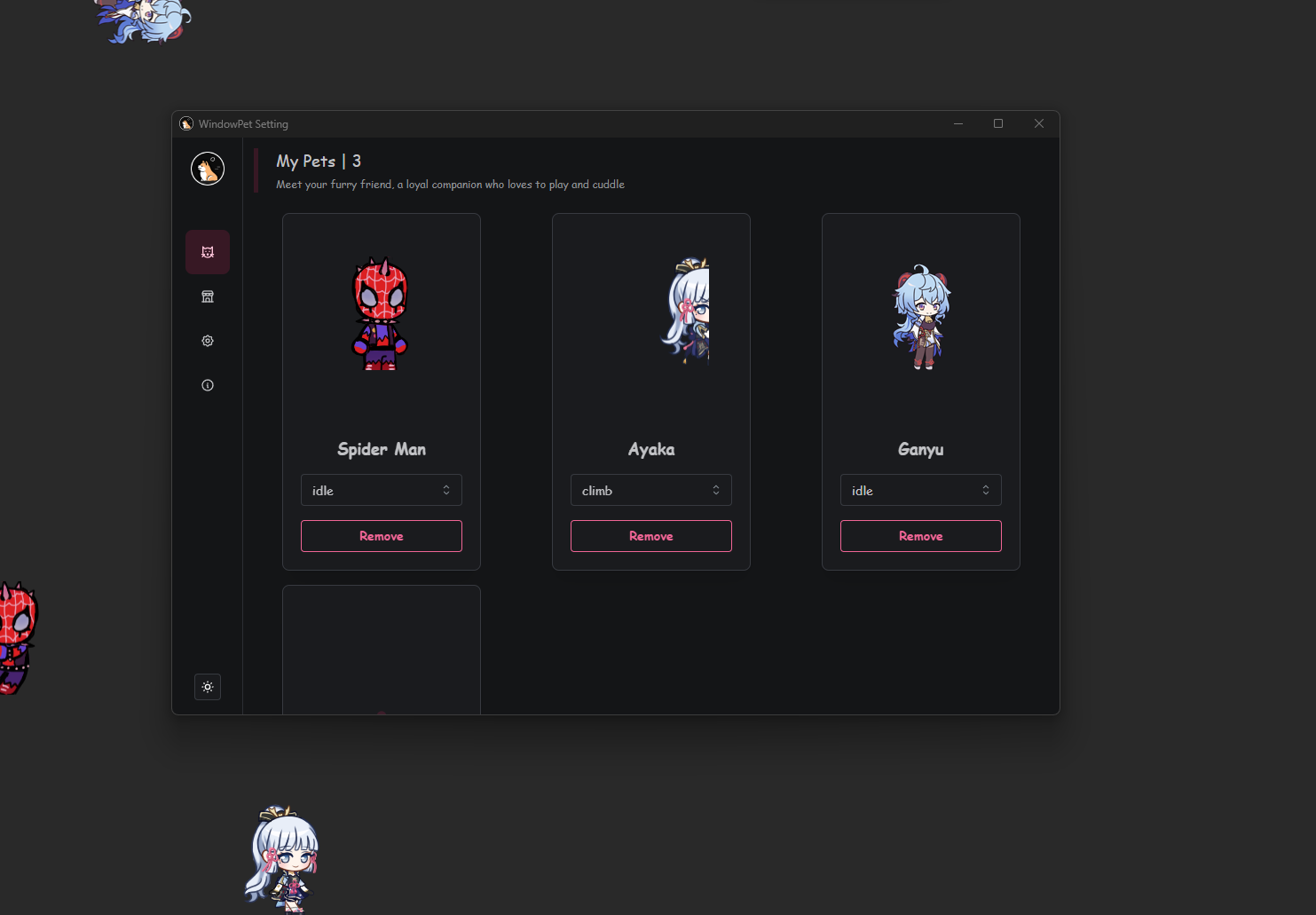 GitHub - SeakMengs/WindowPet: Pet overlay app built with tauri and ...