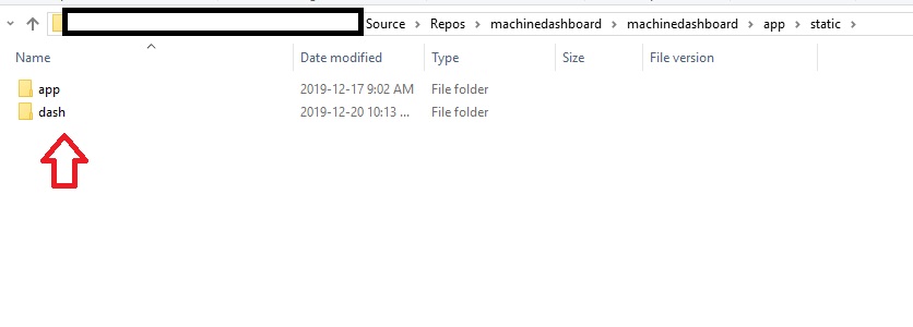 Cannot find the static files from when running the demo app. FileNotFoundError bootstrap.min.css ...