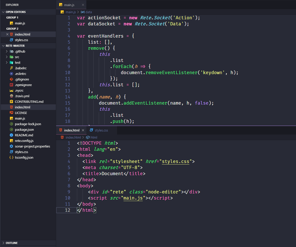 Help me please · Issue #368 · retejs/rete · GitHub