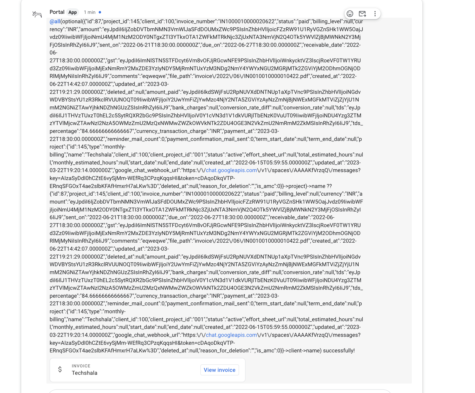 Automated notification for invoice payment · Issue #2842 · ColoredCow/portal · GitHub