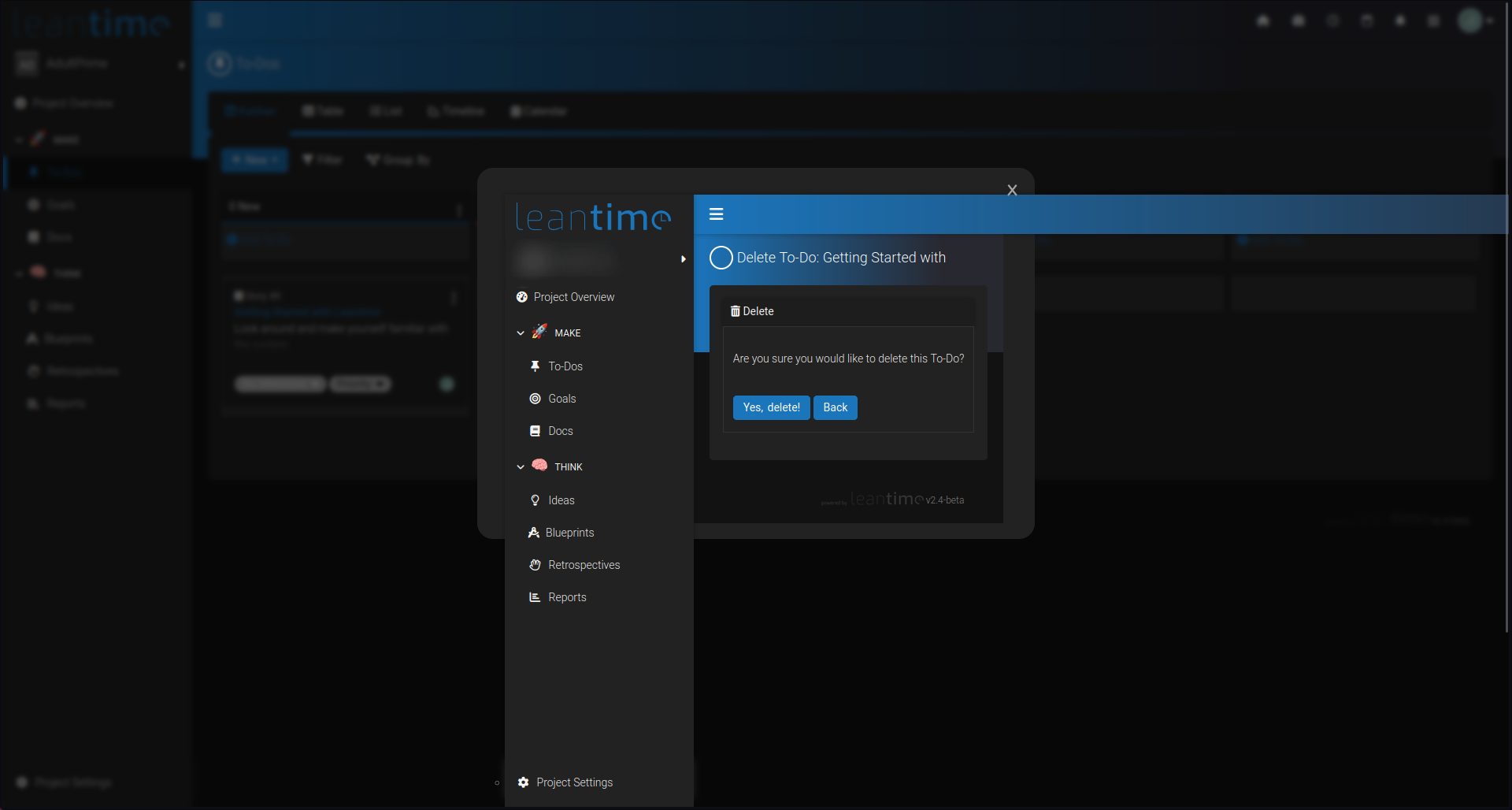 [BUG] Unable to remove To-Dos due to some glitch · Issue #1867 · Leantime/leantime · GitHub