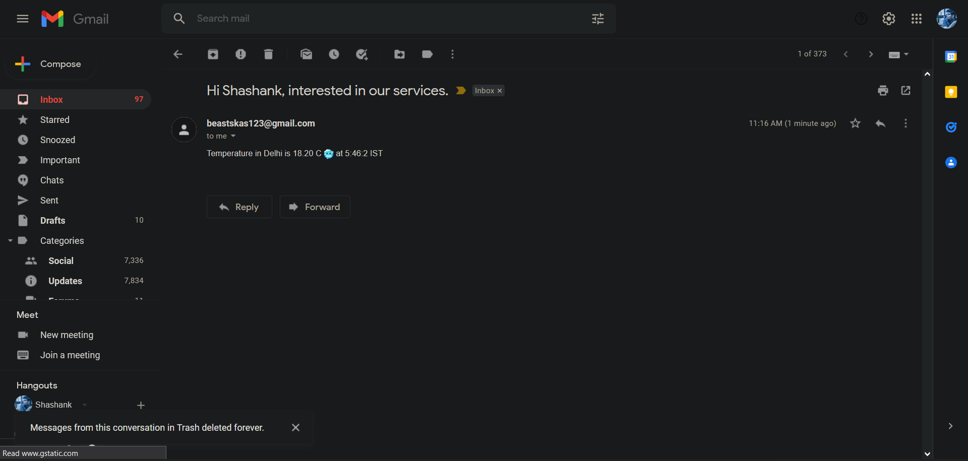 GitHub - shashank1503-cipher/weatherEmailAutomation: Assignment for ...