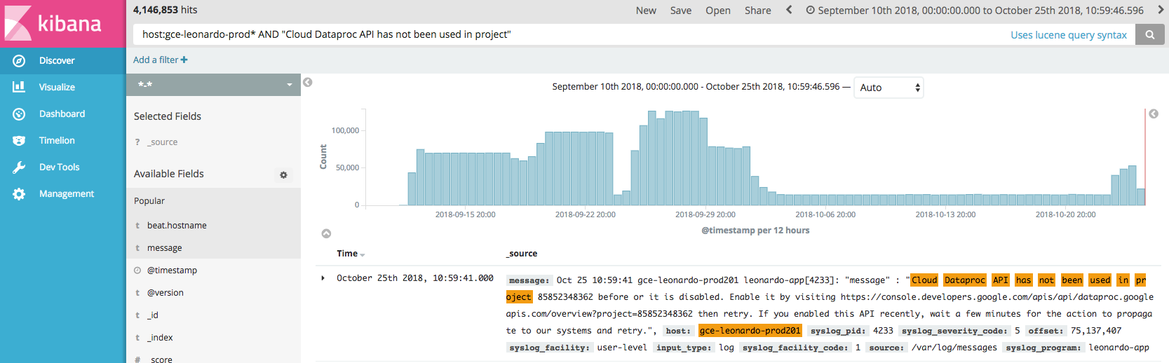 Cloud Dataproc API has not been used · Issue #613 · DataBiosphere/leonardo · GitHub