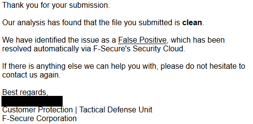 latest build, antivirus blocks as false positive · Issue #59 ... latest build, antivirus blocks as false positive · Issue #59 ...