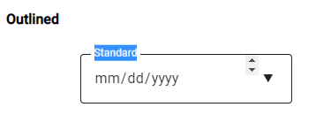 mwc-textfield type date spinner alignment incorrect · Issue #1307 · material-components/material ...
