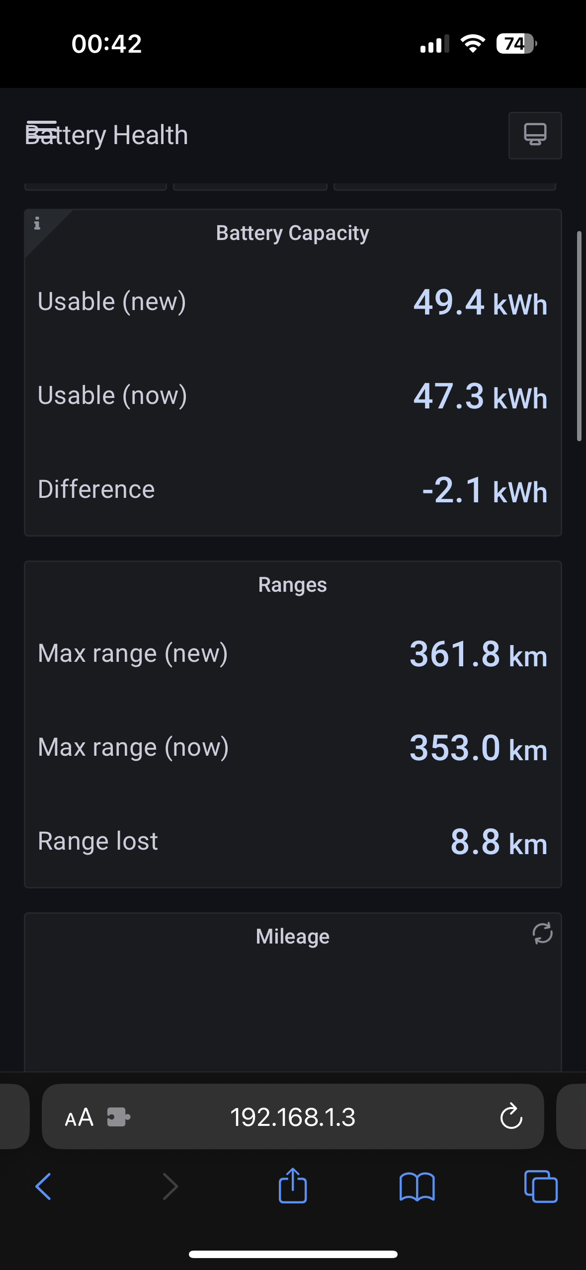 bug battery health on last update · Issue #35 · jheredianet/Teslamate ...