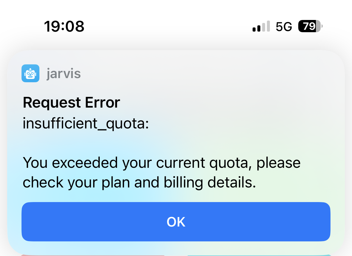 insufficient_quota · Issue #113 · Yue-Yang/ChatGPT-Siri · GitHub