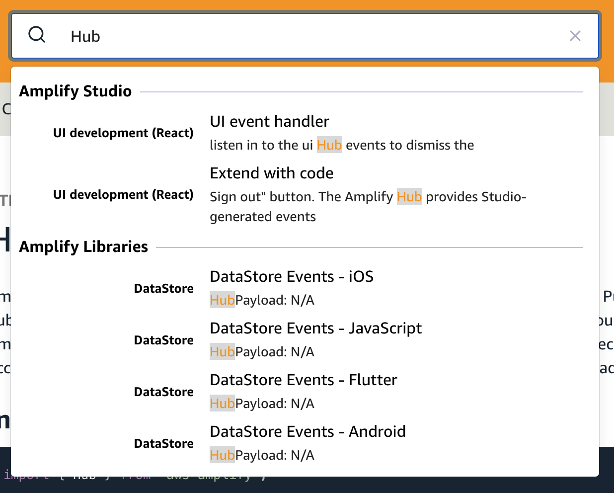 Algolia search isn't returning some results · Issue #4384 · aws-amplify/docs · GitHub
