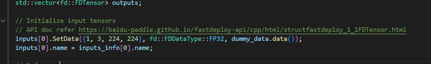 请问使用runtime的时候，如何将实际输入的cv::Mat类型转为对应的tensor呢? · Issue #1777 · PaddlePaddle/FastDeploy · GitHub