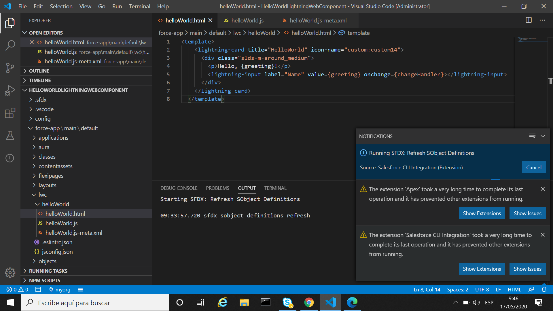 Extension issue · Issue #2202 · forcedotcom/salesforcedx-vscode · GitHub
