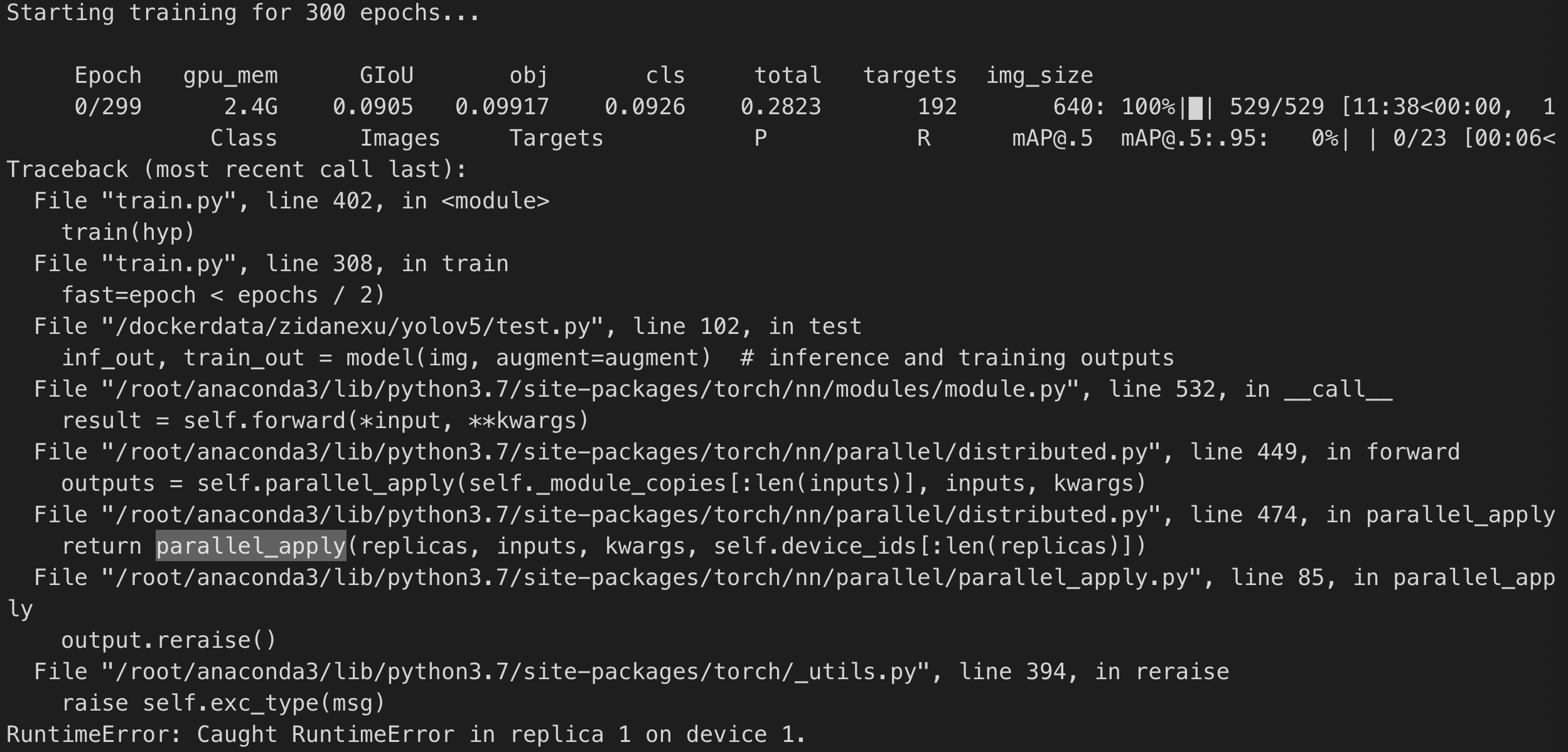 the newest version Train bug · Issue #97 · ultralytics/yolov5 · GitHub