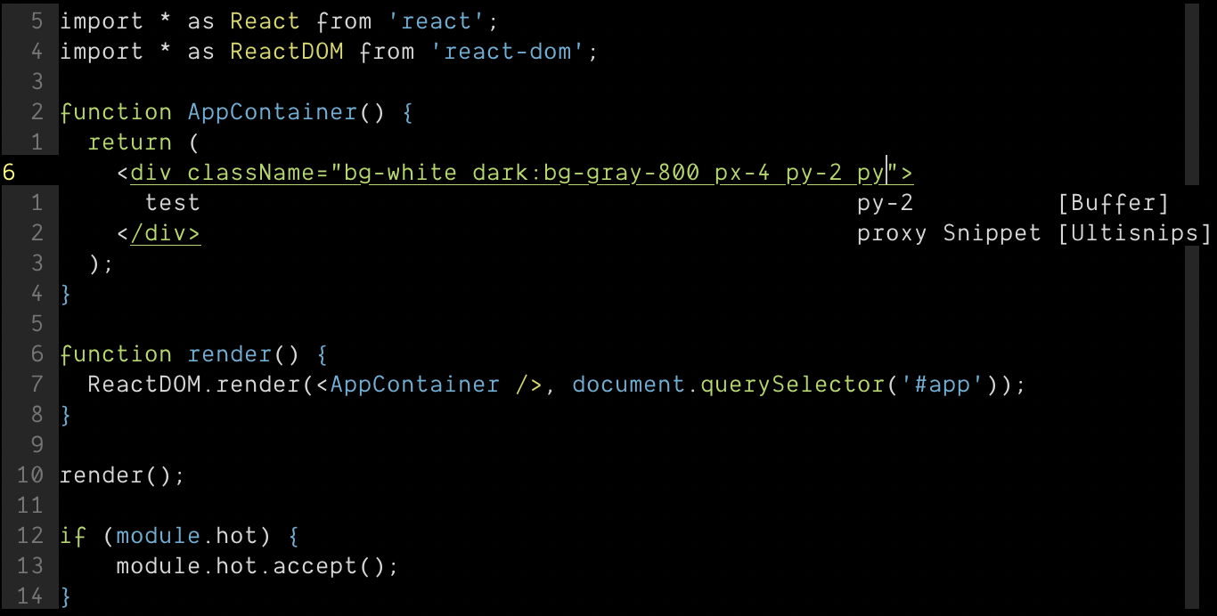 Tailwindcss not working · Issue #23 · kabouzeid/nvim-lspinstall · GitHub