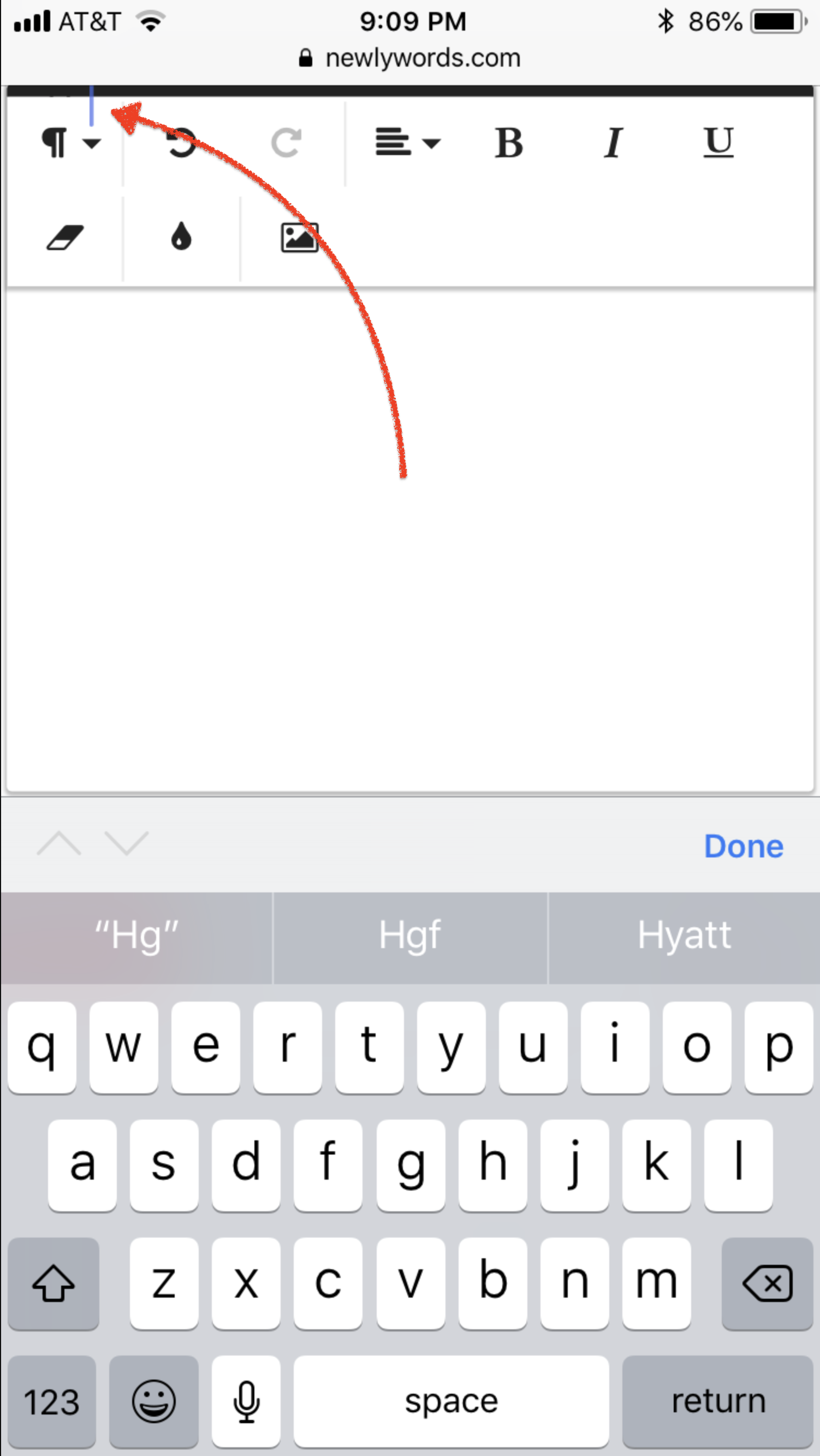 Sticky toolbar floats over the cursor when you focus input on iOS ...
