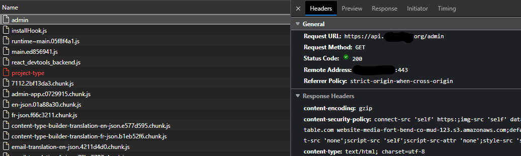 Strapi admin panel not using host information on fetch requests [4.8.x] · Issue #16215 · strapi ...
