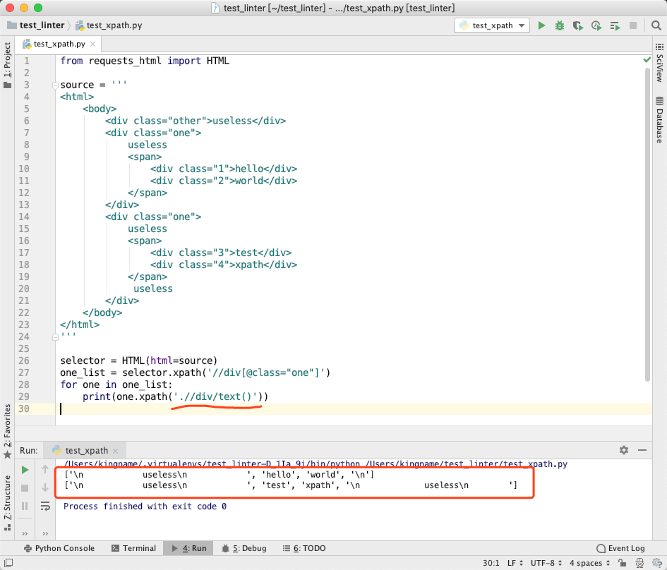 Error extract parent tag's content when you use xpath from a HtmlElement returned by another ...