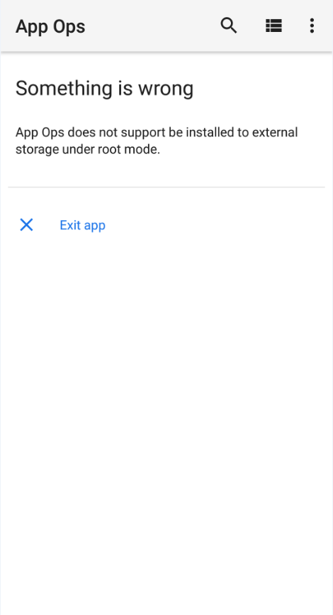 app ops does not support be installed to external storage..... · Issue #26 · RikkaApps/App-Ops ...