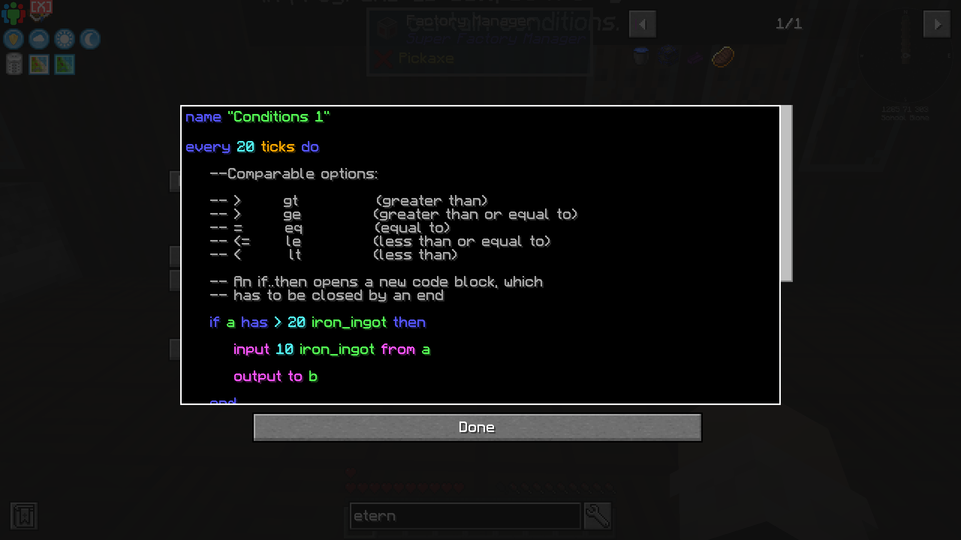 FTB University Super Factory Manger School Program Typo · Issue #3831 · FTBTeam/FTB-Modpack ...