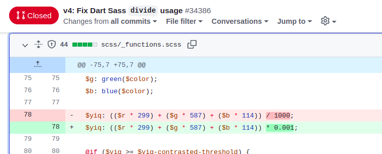 Deprecation Warning Using For Division Is Deprecated And Will Be Removed In Dart Sass 2 0 0
