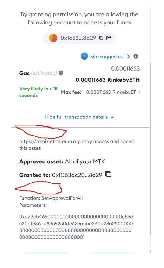 [Bug]: setApprovalForAll screen get's cut and some data is not shown · Issue #15225 · MetaMask ...