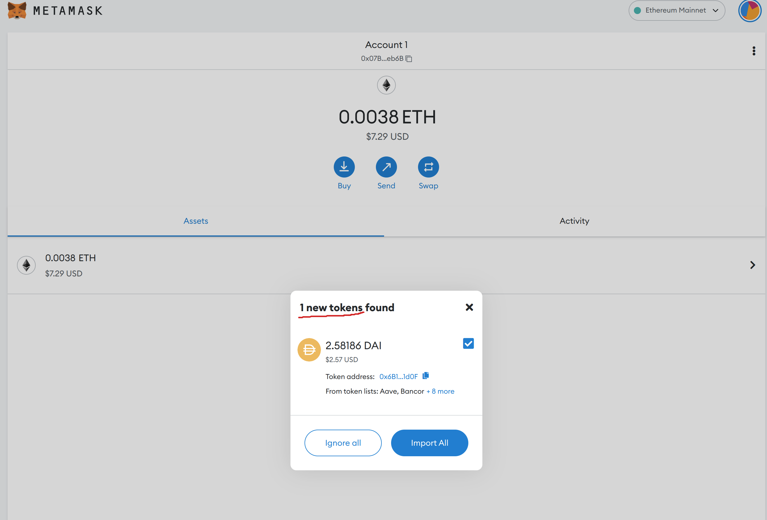 Bug Token Detection Displays Word Tokens Always In Plural Even When There Is Just 1 Token