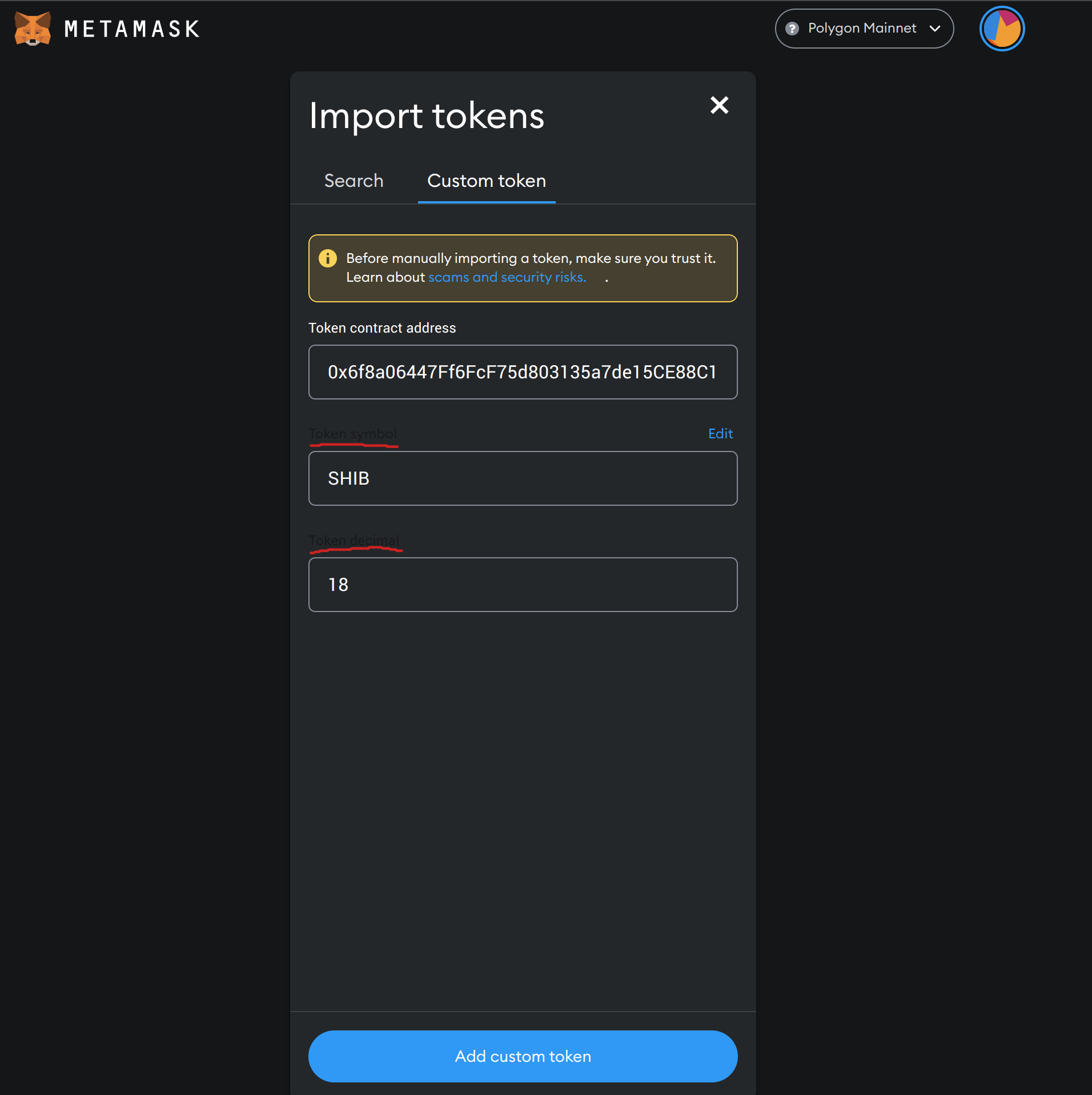 [Bug]: Dark mode displays Token symbol and decimals in black text · Issue #15590 · MetaMask ...