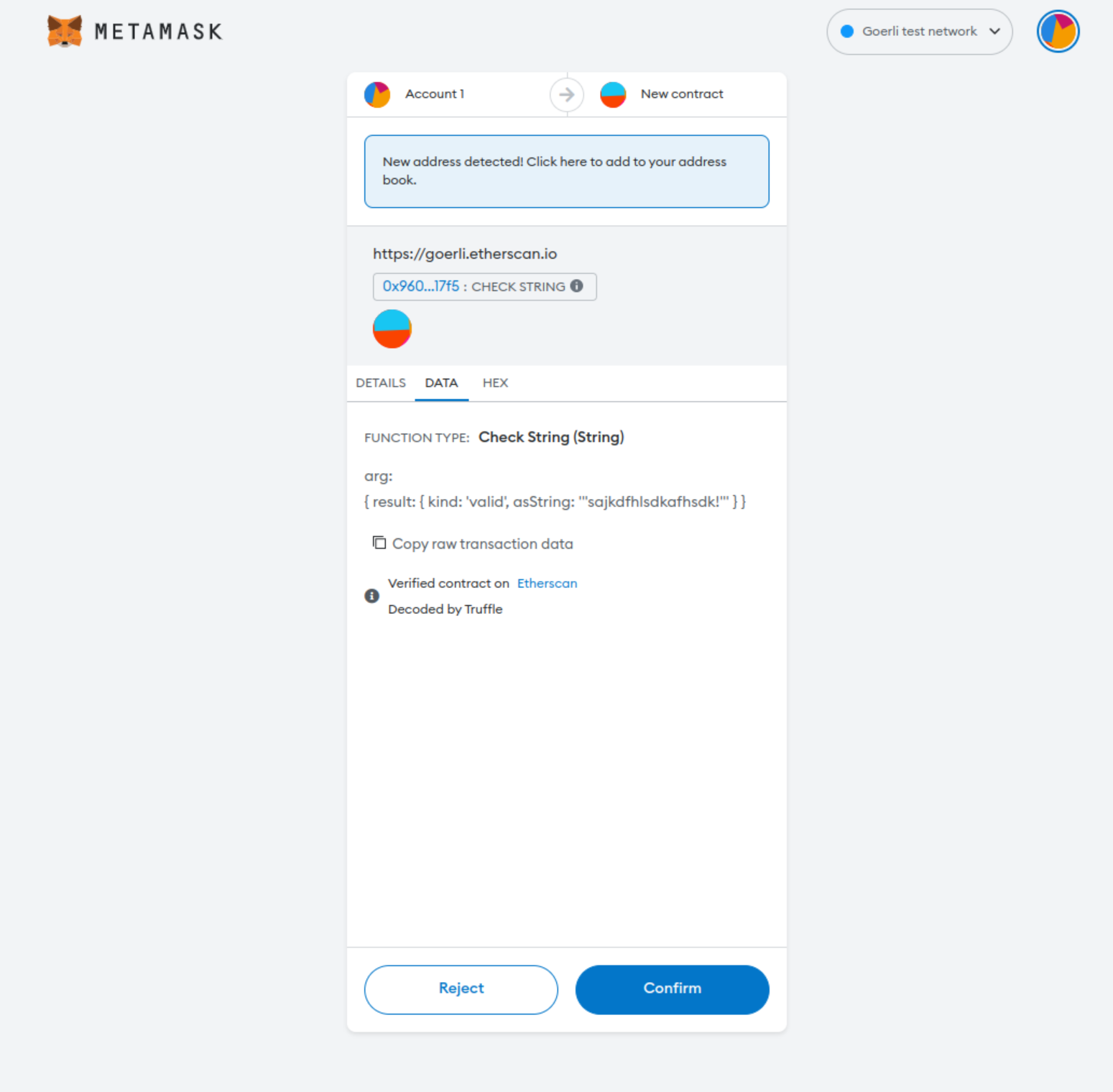 [Bug]: Interacting with Verified Contract displays Strings as objects · Issue #16951 · MetaMask ...