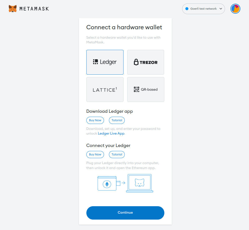 [Bug]: Display 2 duplicated buttons for `Buy` and `Tutorial` when Ledger Connectivity type is ...