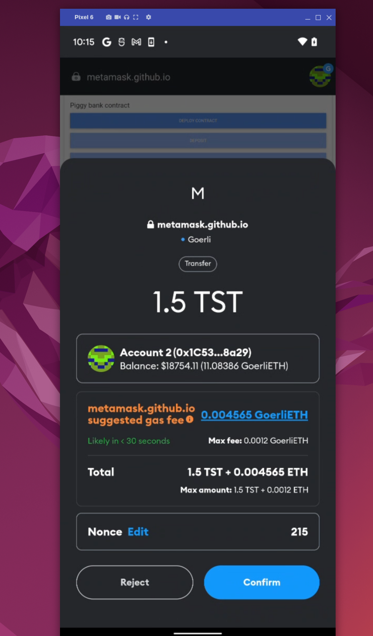 [Bug] `transfer` an ERC20 Token does not display Recipient, Contract nor Hex Data (if enabled ...