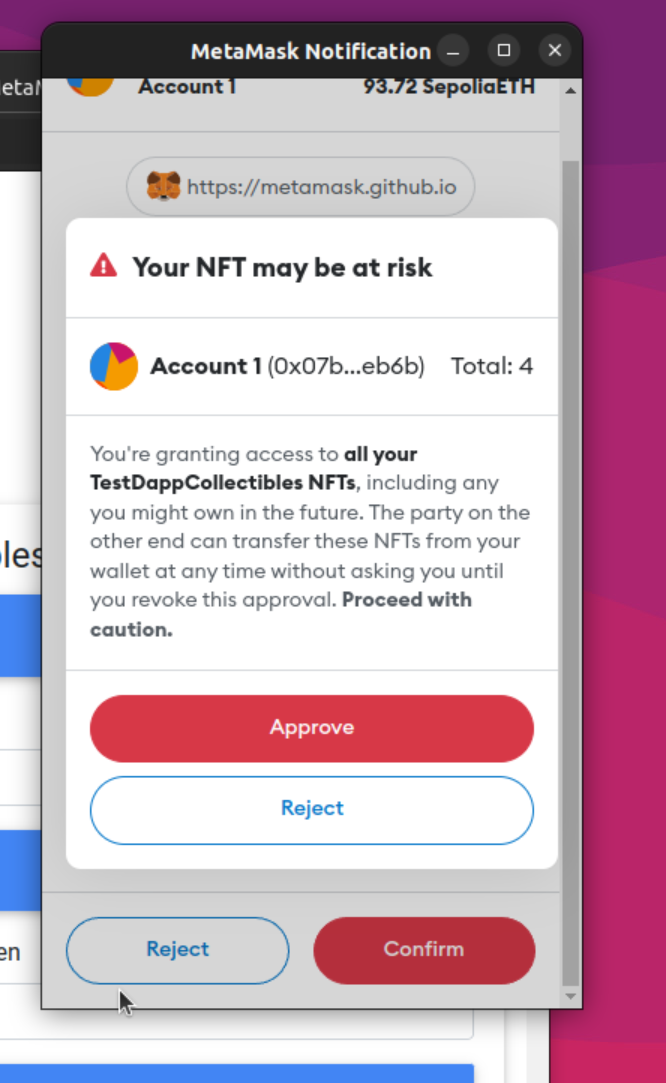 [Bug]: SetApprovalForAll does not display total tokens anymore · Issue #18618 · MetaMask ...
