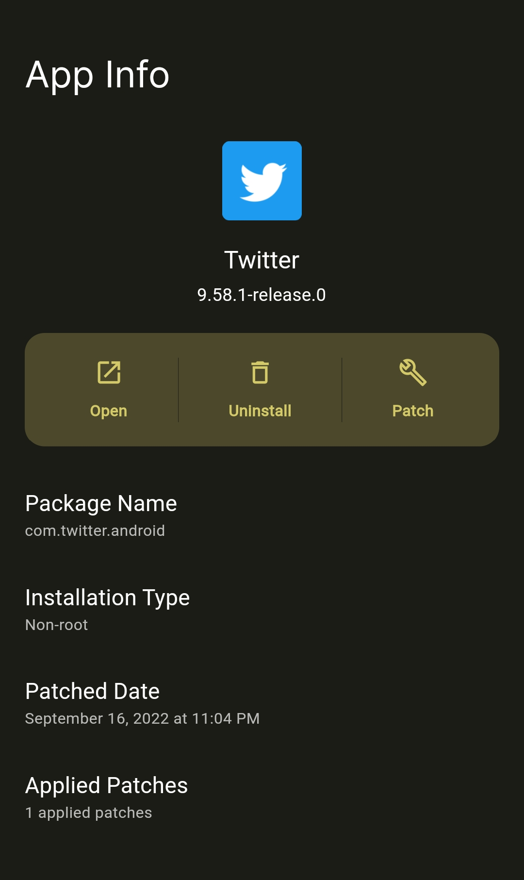 Bug Twitter Crashes When Opening After Being Patched With Manager · Issue 2140 · Revanced 
