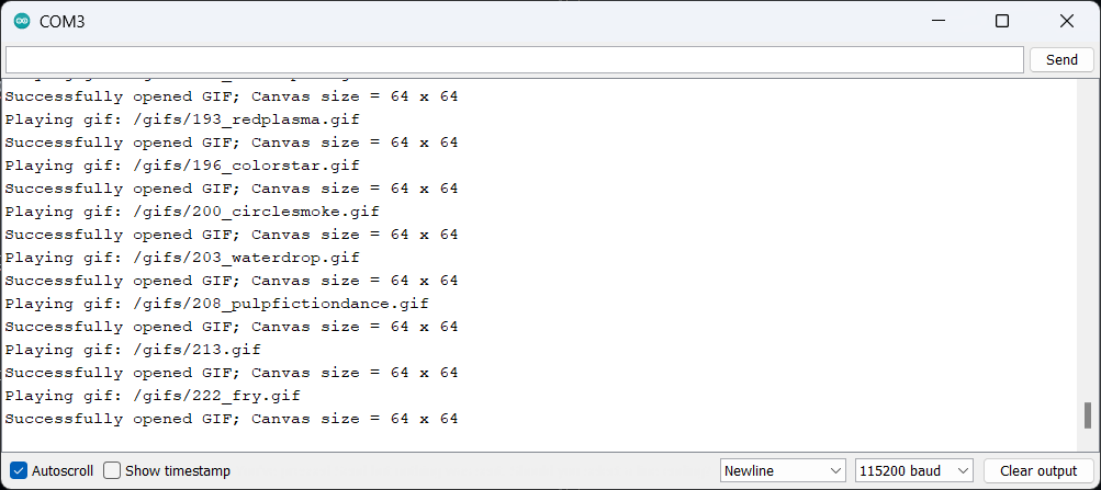 GIFs not looping for 8 seconds in AnimatedGIFPanel_SPIFFS example · Issue #436 · mrcodetastic ...