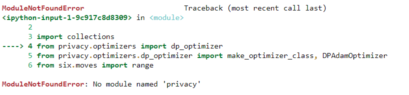 module not found error · Issue #83 · tensorflow/privacy · GitHub