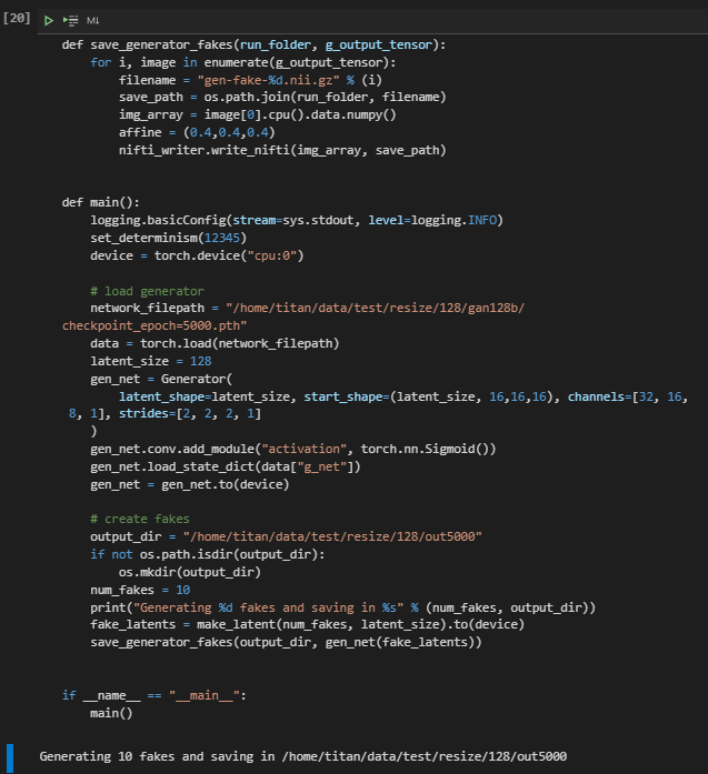 GAN questions · Issue #902 · Project-MONAI/MONAI · GitHub