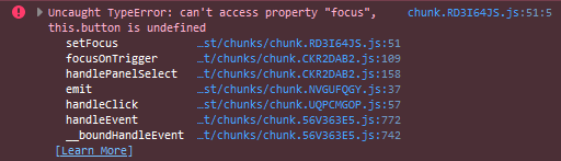 Click on menu item triggers error · Issue #375 · shoelace-style ...
