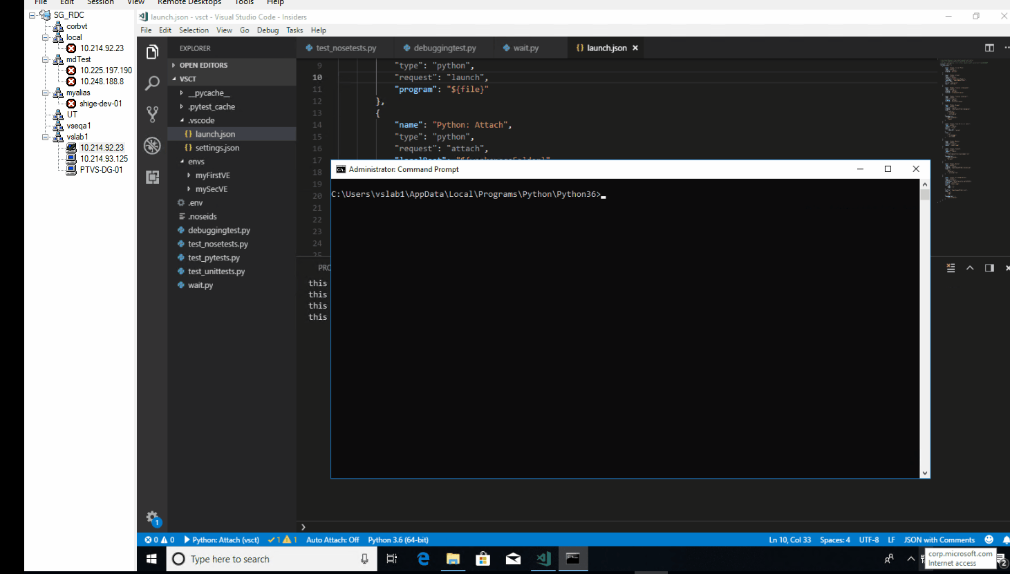 Remote Debugging Raises An Exception When Execution Is Completed