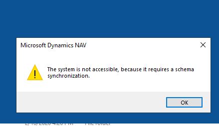 Nav Docker not accessible because it requires a schema synchronization · Issue #450 · microsoft ...
