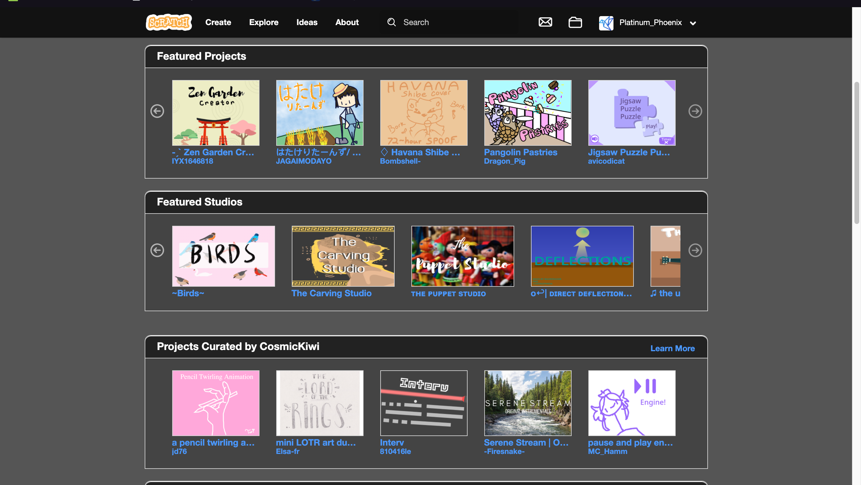 Scratch Homepage Dark-Theme · Issue #263 · ScratchAddons/ScratchAddons ...