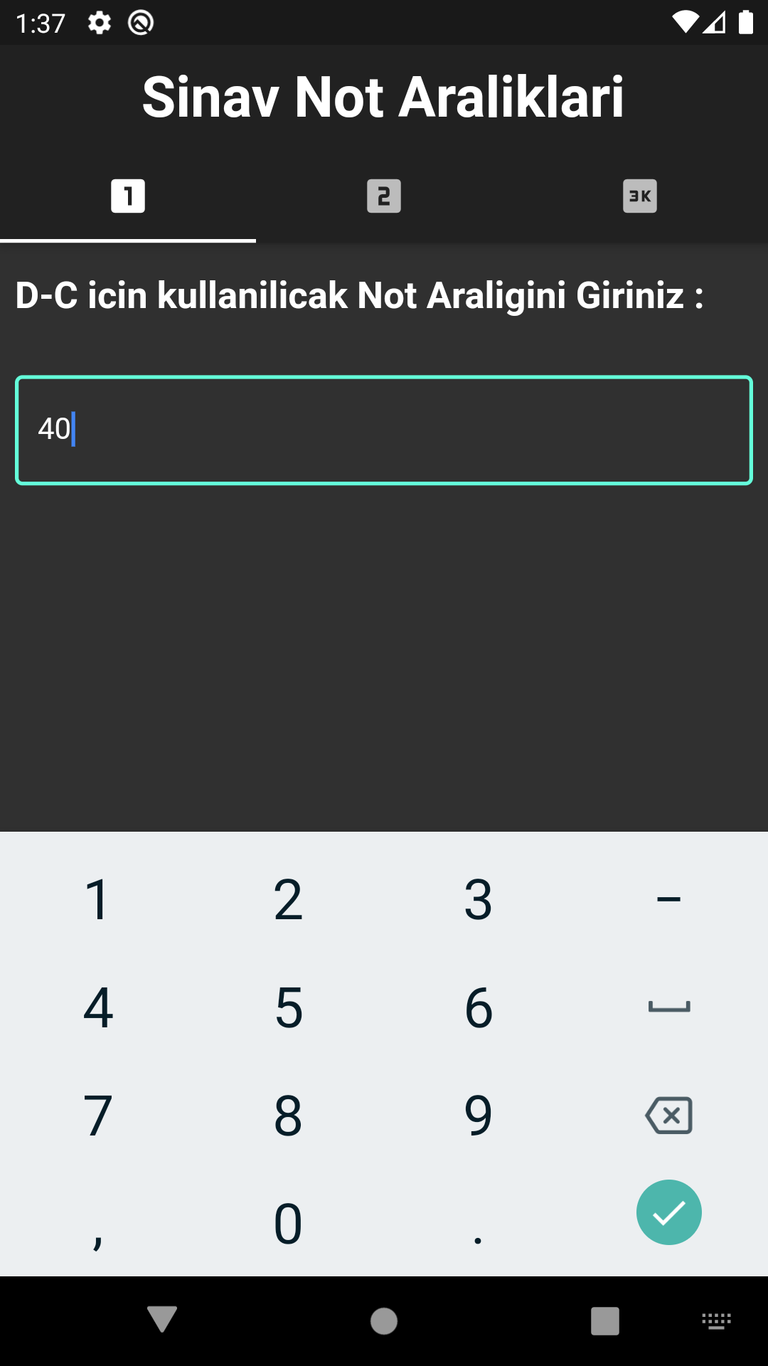GitHub - SevdanurGENC/Flutter_Not_Araligi_Belirleme: It is a midterm ...